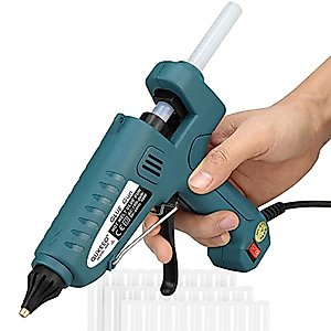 Hot Glue Gun, Hot Glue Gun Kit Includes 100 Watt Hot Glue Gun Full Size Supplied with 30 Hot Glue Sticks