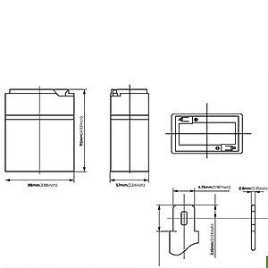 BatteryGuy WKA6-8.2F Replacement 6V 8.2Ah SLA Battery Brand Equivalent (Rechargeable) - Qty of 1