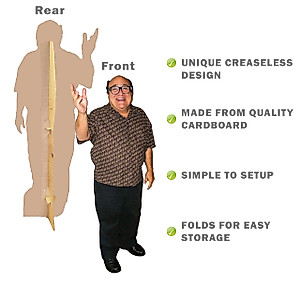 Novelty Native Danny Devito Life Size Standup Cardboard Cutout Standee (Creaseless Edition)