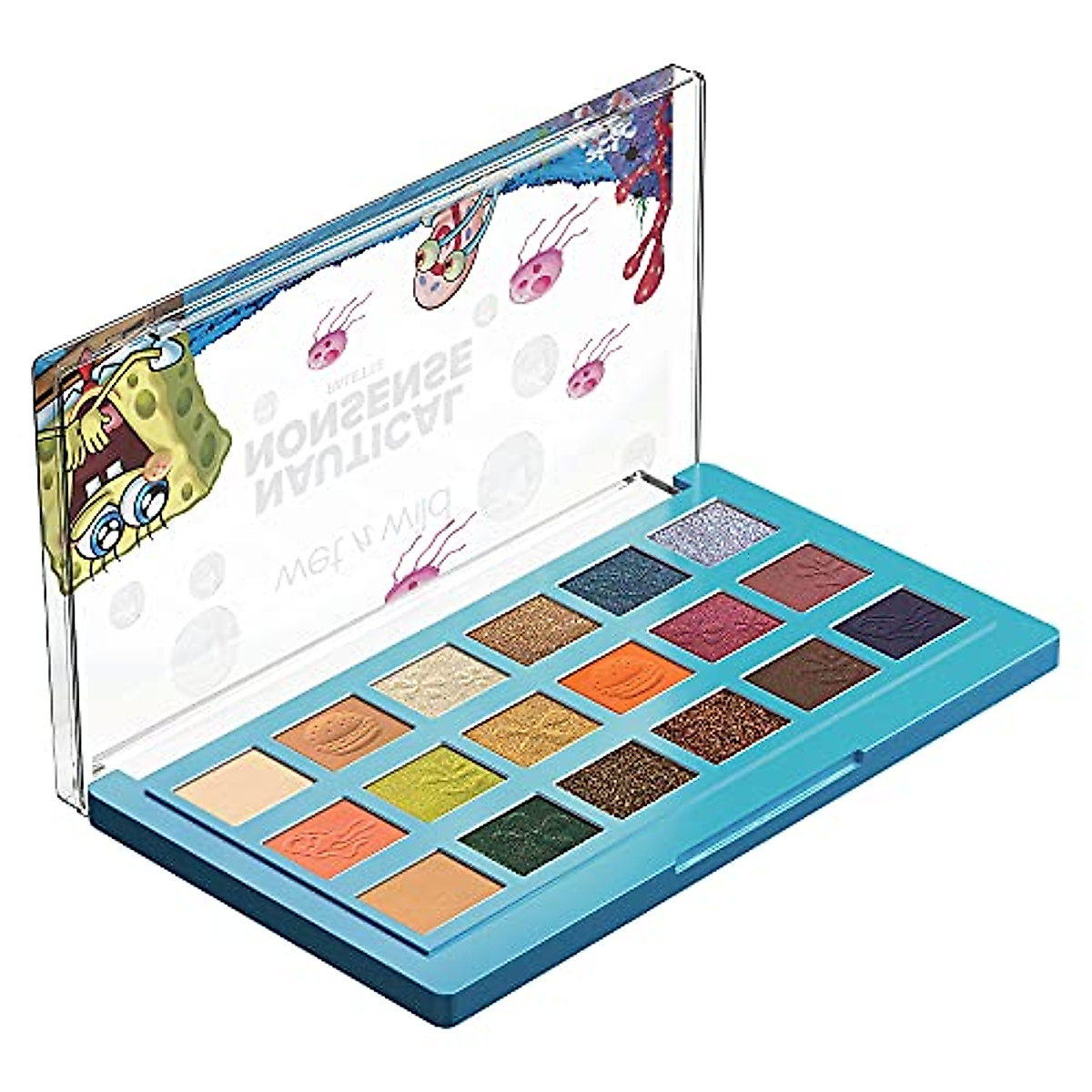 wet n wild Palette SpongeBob Squarepants Makeup Eyeshadow and Makeup Pigment Set 1114233, Nautical Nonsense, 0.82 Ounce