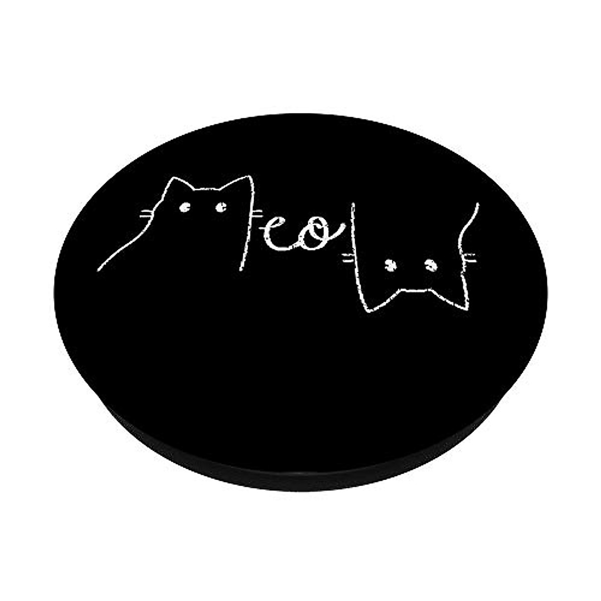 Meow Cat Funny Graphic PopSockets Swappable PopGrip