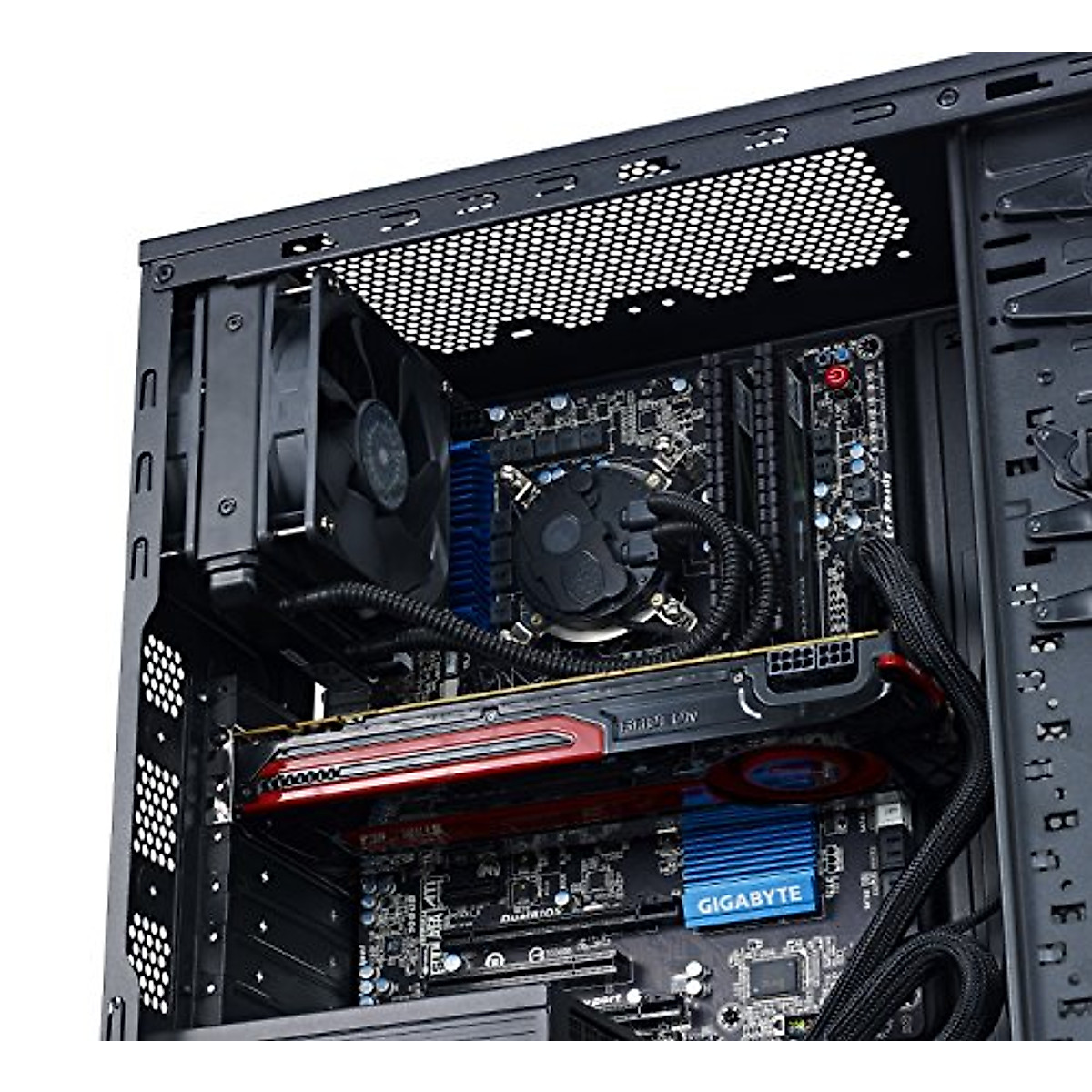 Cooler Master N400 - Mid Tower Computer Case with Fully Meshed Front Panel (NSE-400-KKN2)