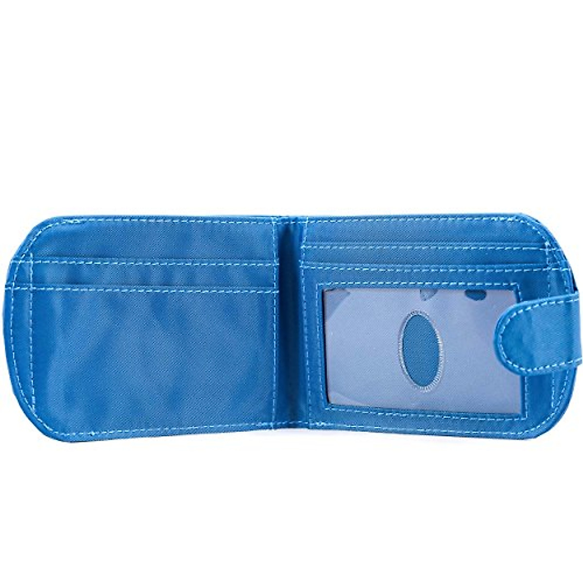 Big Skinny Women's Taxicat Bi-Fold Slim Wallet, Holds Up to 25 Cards, Ocean Blue