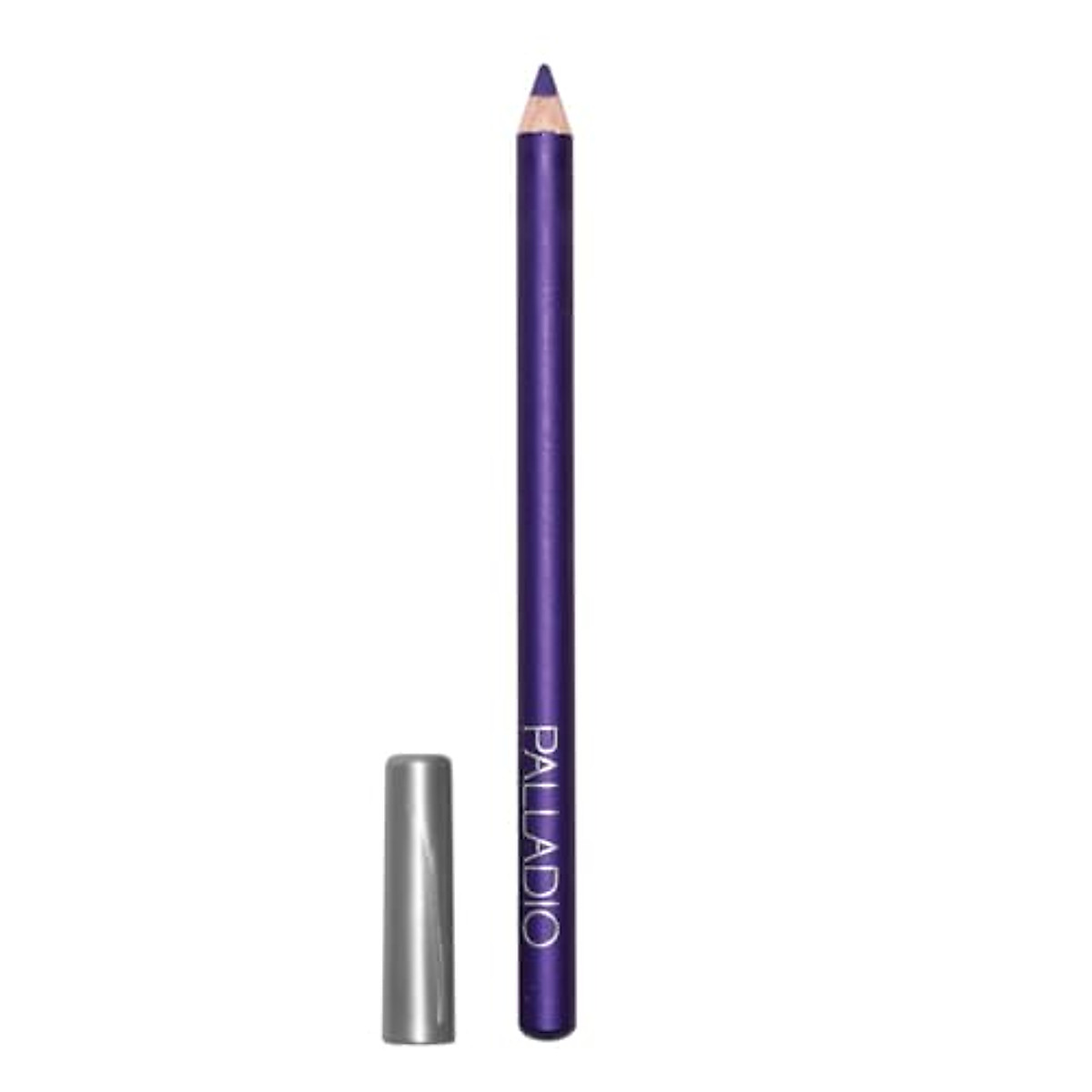 Palladio Wooden Eyeliner Pencil, Thin Pencil Shape, Easy Application, Firm yet Smooth Formula, Perfectly Outlined Eyes, Contour and Line, Long Lasting, Rich Pigment, Electric Purple