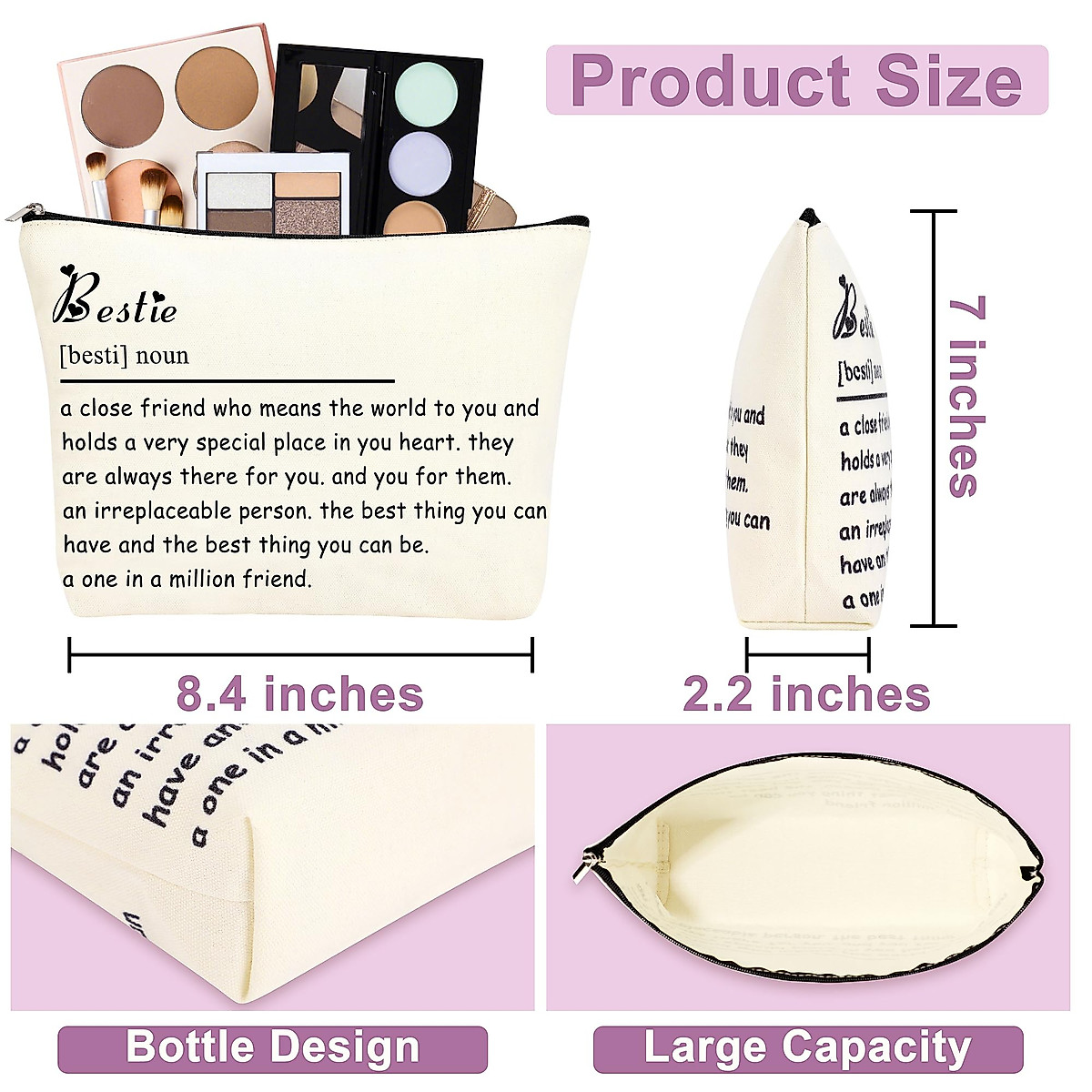 JTENGTOP Best Friend Bestie Birthday Gifts for Women, Friendship Gifts for Best Friend Woman, Christmas Mothers Day Valentines Day Bestie Best Friends Ideas Gifts Basket Set of 5