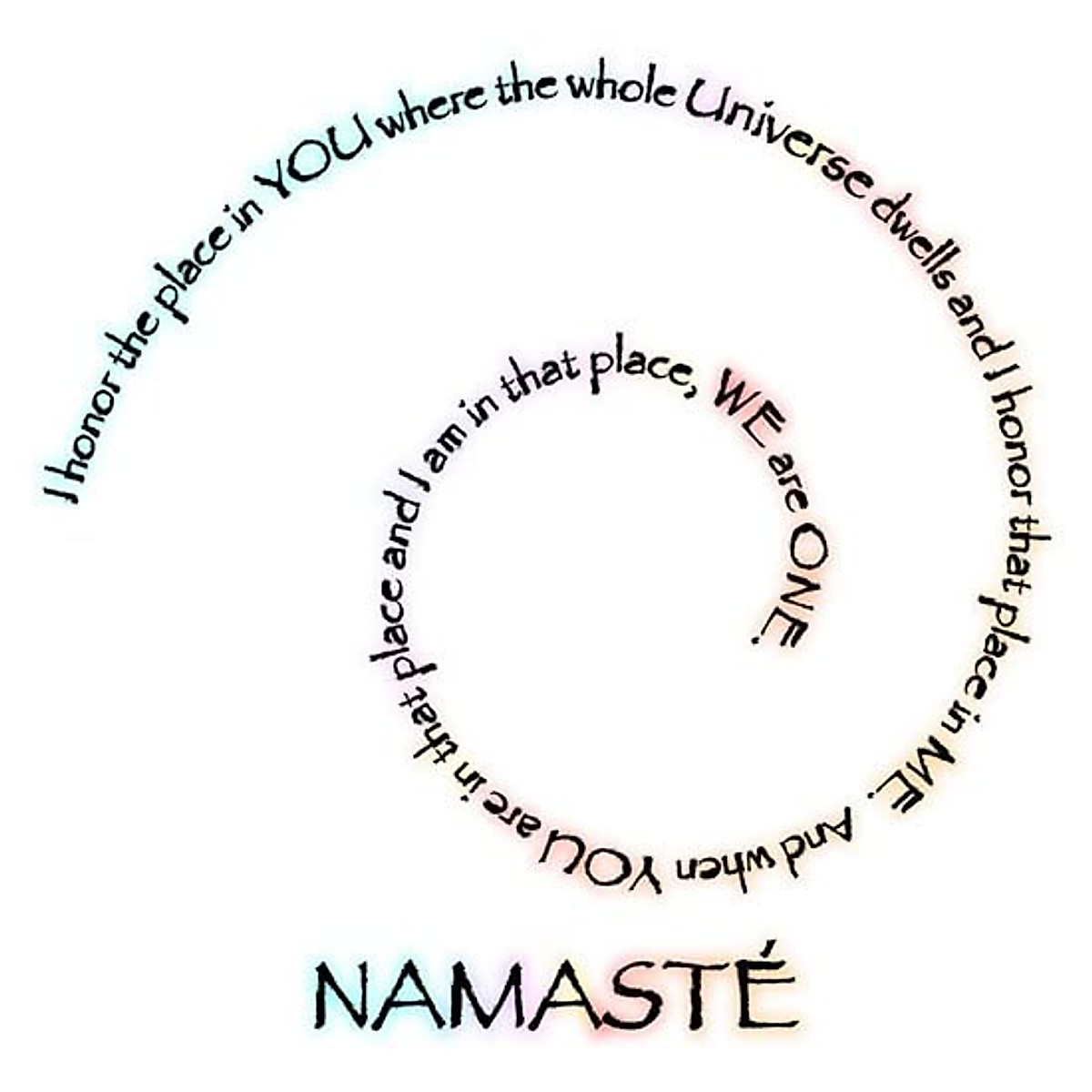 CafePress Meaning Of Namaste Mug Ceramic Coffee Mug, Tea Cup 11 oz