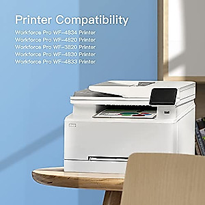 GPC ImageFlex Remanufactured 822XL 822 Epson Ink Cartridges Replacement for Epson 822xl Ink Cartridges Epson 822 XL T822XL to use with Pro WF-3820 WF-4820 WF-4830 WF-4833 Printer（4 Pack）