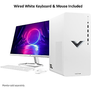 HP Victus 15L Gaming Desktop Computer, Intel Core i7-13700 (16 Cores up to 5.2GHz), NVIDIA GeForce RTX 3060 Graphics, 32GB RAM, 1TB SSD, 1TB HDD, Wi-Fi 6, Gaming PC, Win11 Home, with Cleaning Brush