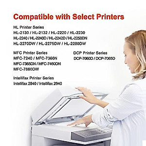 ejet Compatible Toner Cartridge Replacement for Brother TN450 TN420 TN-450 TN-420 for HL-2270DW HL-2280DW HL-2230 HL-2240 7360N 7860DW 7065DN Intellifax 2840 2940 Printer (4 Black)