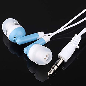 Hongzan 200 Pack Bulk Earbuds Classroom for School Kids Children Class Set Headphones for Students Wholesale Disposable Earphones (Mixed)