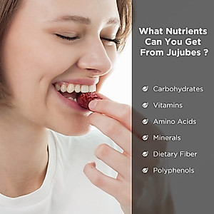 NESTLADY Natural grown dry JUJUBE date, DATES, Hong Zao Herbal Healthy Foods, 紅棗 200g / 7.05oz…