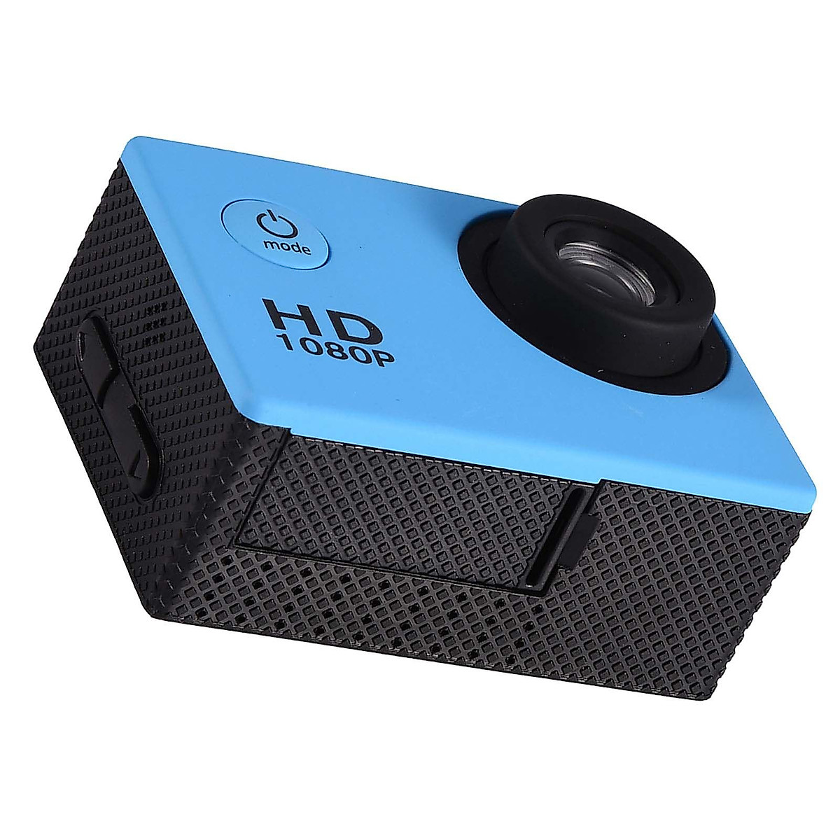 fosa Action Camera Waterproof Outdoor Sports Cam with Waterproof Housing Case, Cycling Sports Mini DV Camcorder Build in Rechargeable Batteries with Mounting Accessories Kits(Blue)