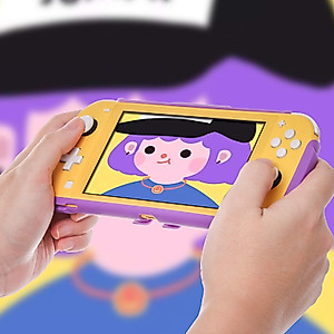 TPU Case for Nintendo Switch lite, Protective Case for Nintendo Switch lite with Game Card Storage and Kickstand - Turquoise