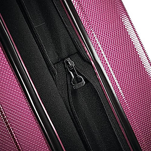 Samsonite SWERV DLX 28-Inch Tall Lightweight Hardside Travel Suitcase with 4 Spinner Wheels, Telescoping Handle, and TSA Lock, Solar Rose