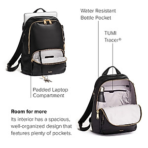 TUMI Women's Hannah Backpack, Black, One Size