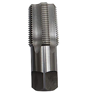 Drill America - POUCSNPT5 5 Piece NPT Pipe Tap Set (1/8", 1/4", 3/8", 1/2" and 3/4"), Plastic Pouch Case, POU Series