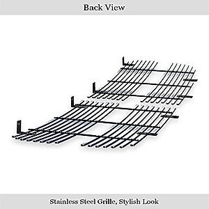 APS Compatible with Dodge Ram 2002-2005 Main Upper Stainless Steel Chrome Horizontal Billet Grille Grill Insert D85374A