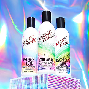 MANIC PANIC Prepare to Dye Clarifying Shampoo - Remove Excess Oils & Product Build Up - Clenase & Prepare Hair for Coloring - Sulfate & Paraben Free, Vegan & Cruelty Free (8oz)