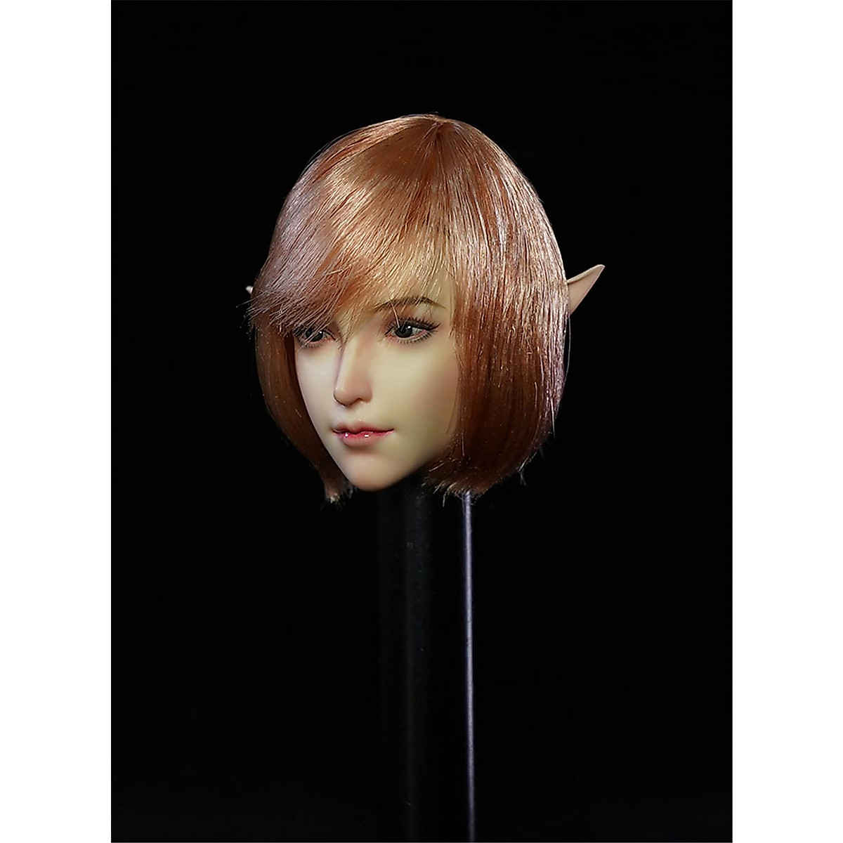 HiPlay 1/6 Scale Female Figure Head Sculpt, Elf Charming Girl Doll Head for 12 Inch Action Figure TBLeague JIAOUDOLL HS051(C)