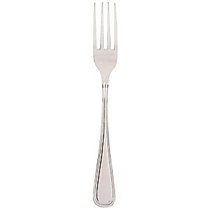 Winco Continental Table Fork Set, European, Heavyweight Stainless Steel, 18/0, 12-Piece