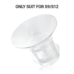 Momcozy Flange Insert 21mm Compatible with S9/S12 Series Wearable Breastpump, Wearable Breast Pump Shield/Flange Insert, Pump S9/S12 Parts Replace (21mm)
