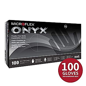 High Five Onyx Nitrile Exam Gloves, X-Large, 100 Gloves