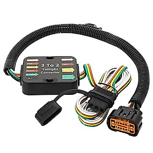 Oyviny Custom 4 Way Trailer Wiring Harness 56420 for 2019-2023 Hyundai Santa Fe/2020-2022 Palisade/2022-2024 Hyundai Santa Cruz/2022-2023 Tucson, for 2020-2022 Kia Telluride/2022-2024 Carnival