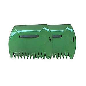 FOLOU 1 Pair Garden and Yard Leaf Scoops Hand Rakes, Large Sized, Multiple Use for Leaves, Lawn Debris and Trash Pick Up Good Use