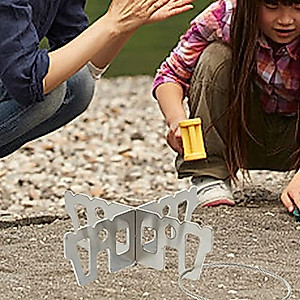 Kichvoe 2Pcs Alcohol stove bracket fixing bracket for stove portable stove stand rack camping outdoor barbecue stand stove stand for camping mini pot Stainless steel liquid