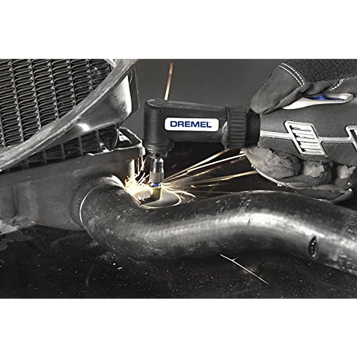 Dremel 575 Right Angle Attachment for Rotary Tool- Angle Drill Attachment , Black