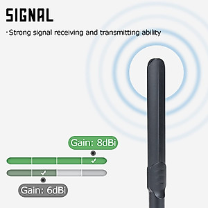 4G LTE Cellular Antenna 9dBi SMA Male 2-Pack Replacement for 4G LTE Wireless CPE Router Hotspot Cellular Gateway Industrial IoT Router Trail Camera Game Camera Outdoor Security Camera