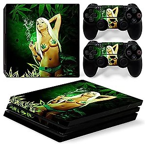 Fyonex for Sony PS4 Pro Console Controller Skin Decals Stickers PS4 Pro Skin Sticker Protective Cover