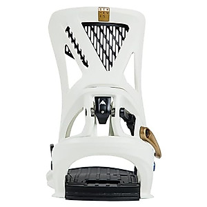 Burton Mens' Step On Genesis Re:Flex Snowboard Bindings (White/Gold, Medium (8.5-10.5))