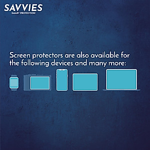 savvies Screen Protector Compatible with Nintendo Gameboy Advance SP (housing) Protection Film Clear 6-Pack