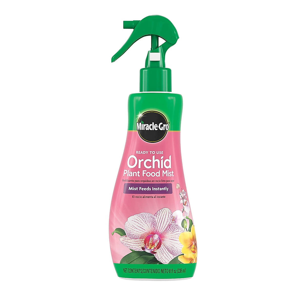 Miracle-Gro Ready-To-Use Orchid Plant Food Mist, 8 oz., Orchid Food Feeds Plants Instantly, 2-Pack