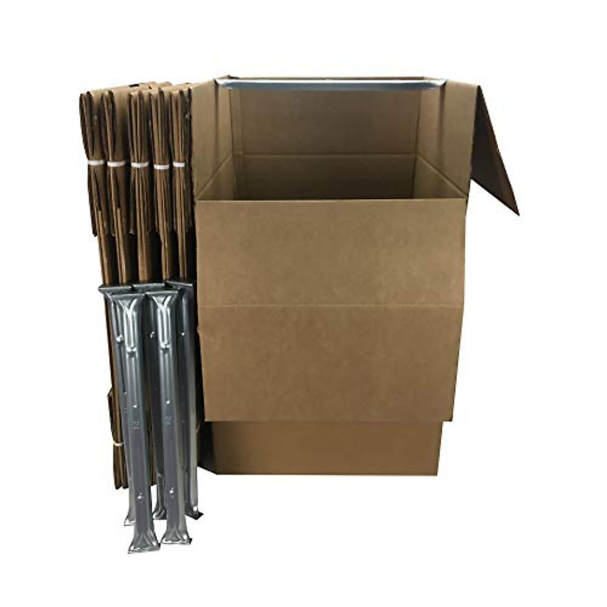 Uboxes Wardrobe Boxes - Qty: 6 Boxes w Bars - Moving Boxes Fast