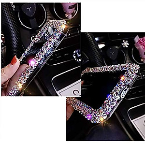 Bonitec Glitter iPhone 14 Pro Max Case, Luxury 3D Bling Sparkle for Women & Girls, Crystal Rhinestone Diamond Cover, Clear