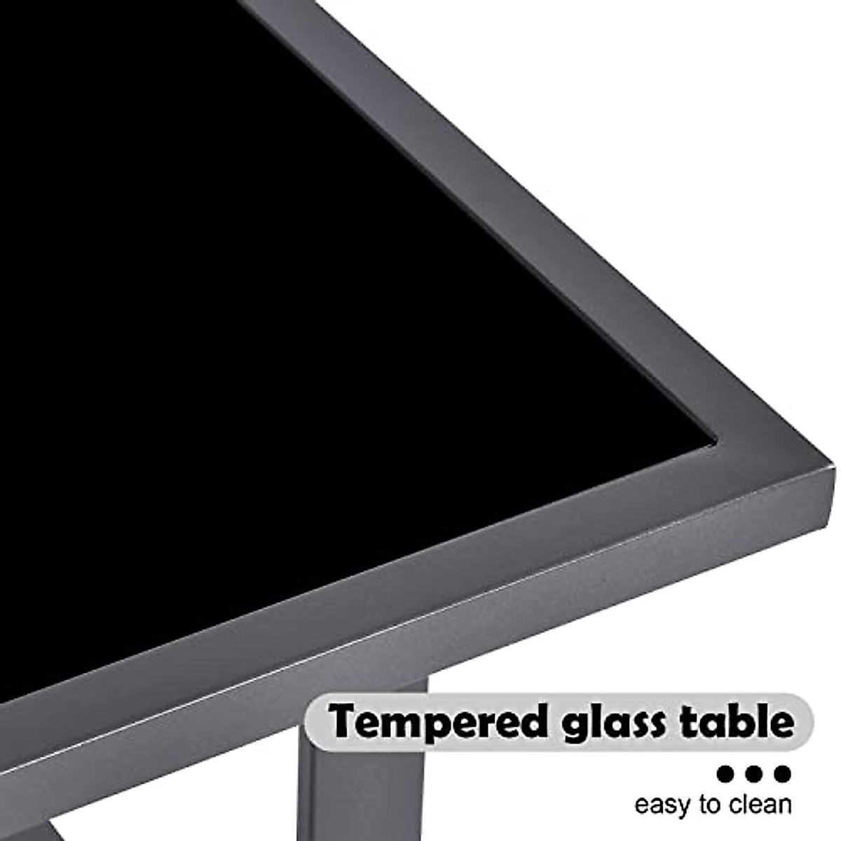 HOOOWOOO Aluminum Patio Furniture Set Outdoor Patio Conversation Set,7 Pieces Weather Resistant Outdoor Furniture Sofa Set with Armrest Cushion,Gray Frame Gray Cushion