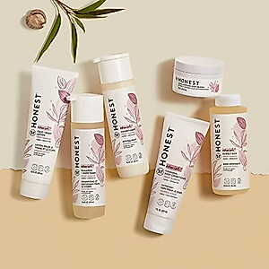 The Honest Company 2-in-1 Cleansing Shampoo + Body Wash | Gentle for Baby | Naturally Derived, Tear-free, Hypoallergenic | Sweet Almond Nourish, 18 fl oz