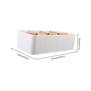 FONDOTIN Practical Bathroom Organizer Storage Container Detachable Storage Holder for Home Supplies Multi Purpose Design for Silverware Toiletries and More Ideal for Decluttering and Organization