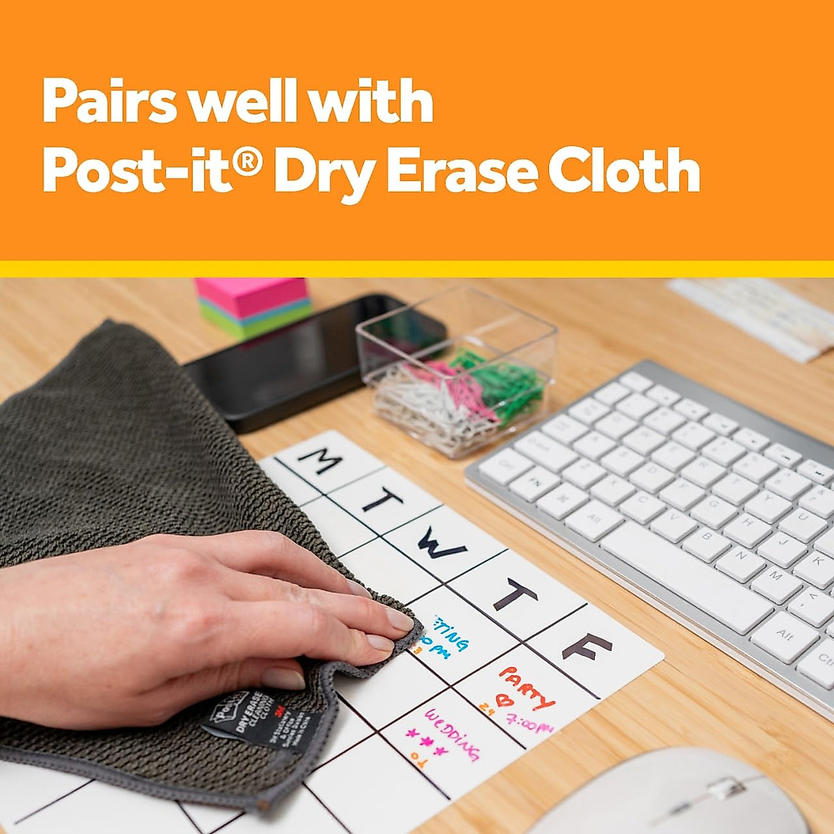 Post-it Dry Erase Accessory Tray, Black (DEFTRAY)