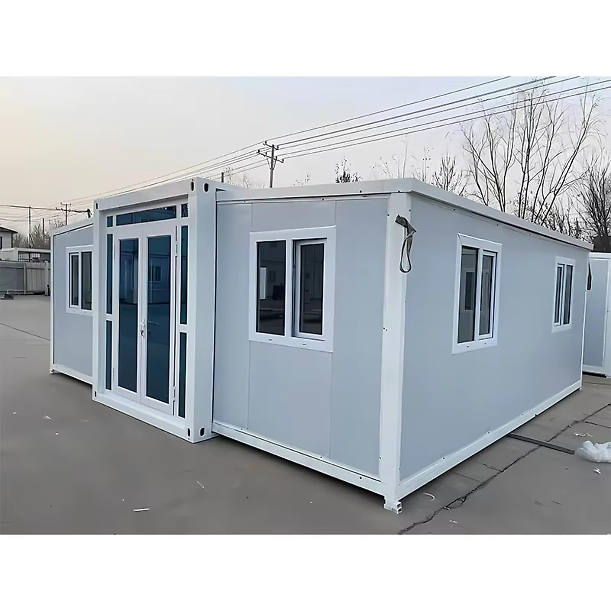 Portable Prefabricated Villa 20ft, 30ft, 40ft Foldable Container Homes with Fast Installation - Enjoy The Comforts of Home Anywhere