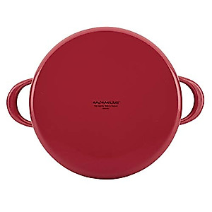 Rachael Ray Create Delicious Stock Pot/Stockpot with Lid - 12 Quart, Red