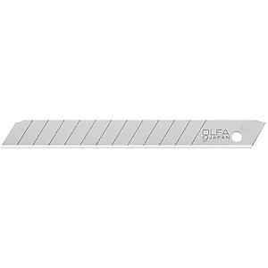 OLFA 9mm Snap Off Replacement Blades, 50 Blades (650 Segments) AB-50B - Snap-Off Utility Knife Replacement Blades, Fits most 9mm Utility Knives