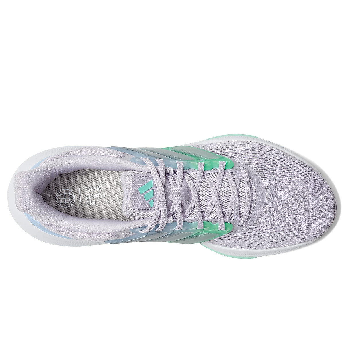 adidas Women's Ultrabounce Sneaker, Silver Dawn/Silver Metallic/Pulse Mint, 8