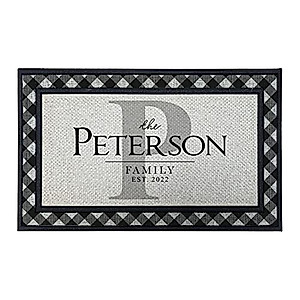 Personalized Monogram 18" x 30" Custom Doormat Door Mat For Front Door