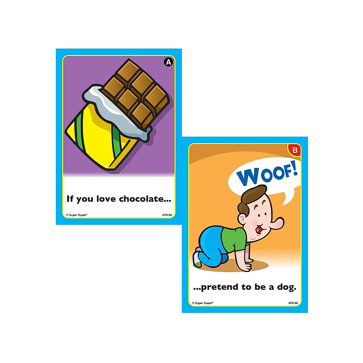 Super Duper Publications | Conditional Following Directions Fun Deck Flash Cards | Educational Learning Resource for Children