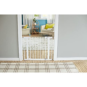 Safety 1st Easy Install 28" High Walk Thru Gate, Fits Between 29" and 38"