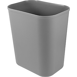 Healvian Plastic Wastebasket,4 Gallon Trashcan Container Bin,Plastic Waste Basket,Garbage Can Bin for Bathroom Bedroom Kitchen