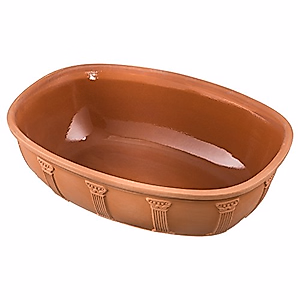 Römertopf 14005 Clay Roaster | 40 Years Anniversary Edition | Non-Stick Dutch Oven | Healthy Clay Pot Cooking | Clay Baker | Versatile Cooking Vessel - 3.7 Quarts (3.5 Liters) for up to 6 people